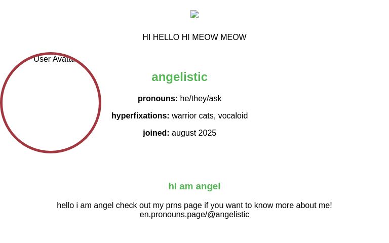 angelistic ― Perchance Generator
