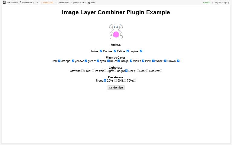 Image Layer Combiner Plugin Example