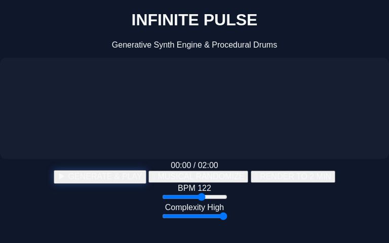 INFINITE PULSE ― Perchance Generator