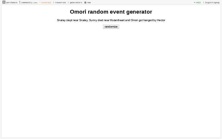 omori-random-event-generator-perchance