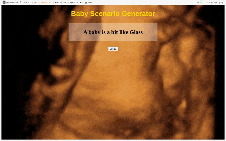 Baby Scenario Generator