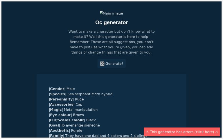Oc generator