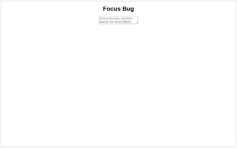 Focus Bug ― Perchance Generator