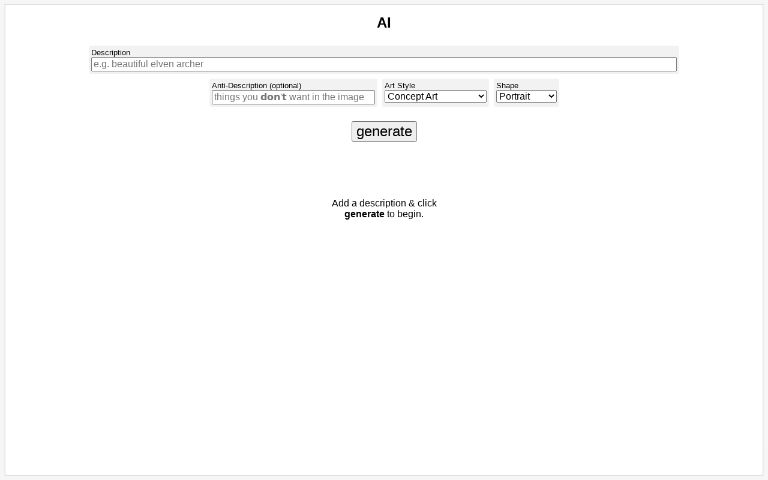 AI ― Perchance Generator