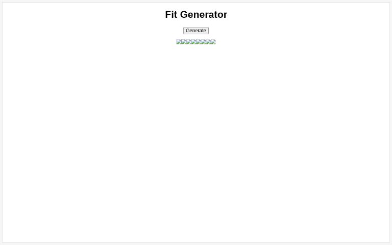 Fit Generator