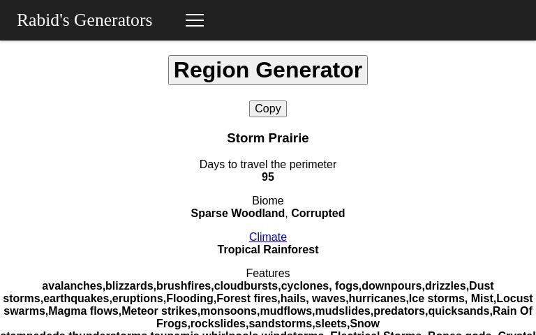 Region Generator