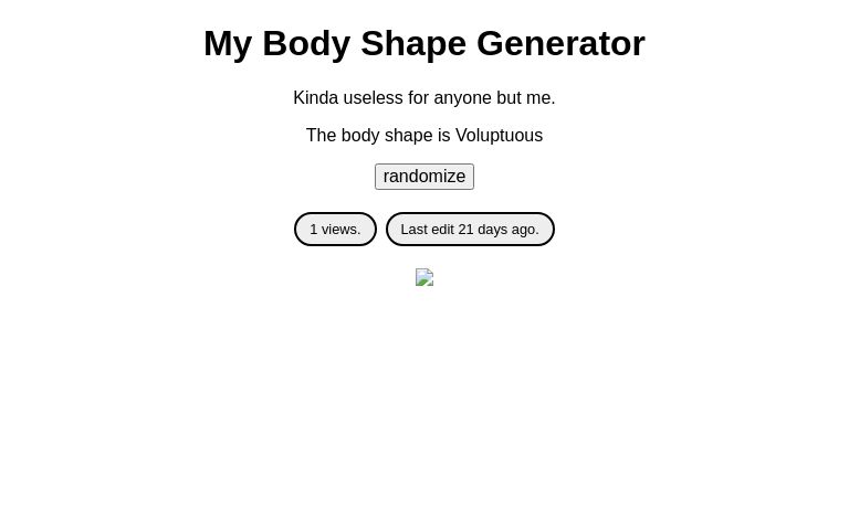 My Body Shape Generator
