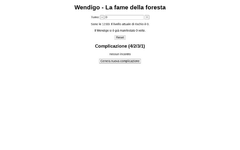 Wendigo - La fame della foresta ― Perchance Generator