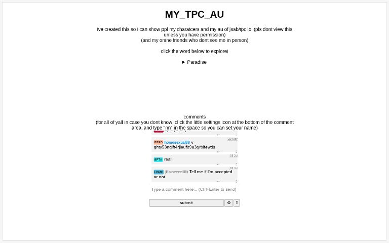 MY_TPC_AU ― Perchance Generator