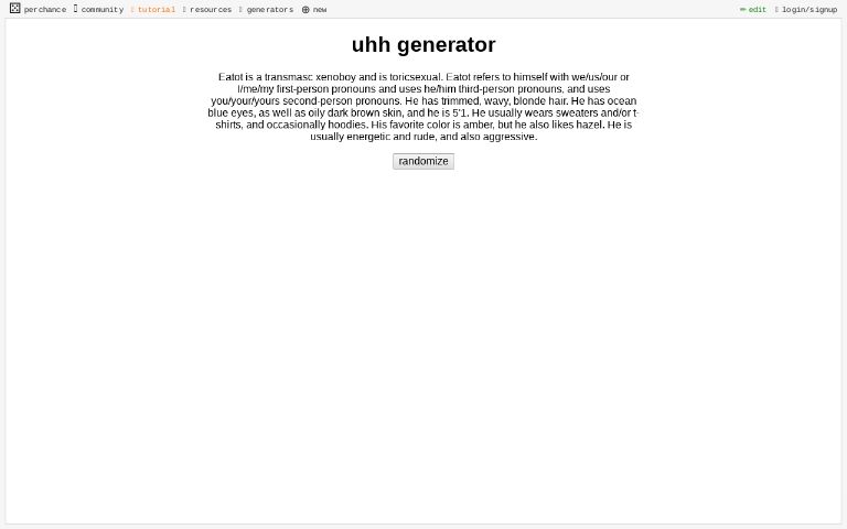 uhh generator