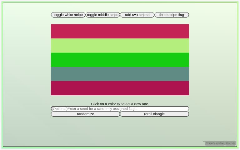 Pride Flag Generator