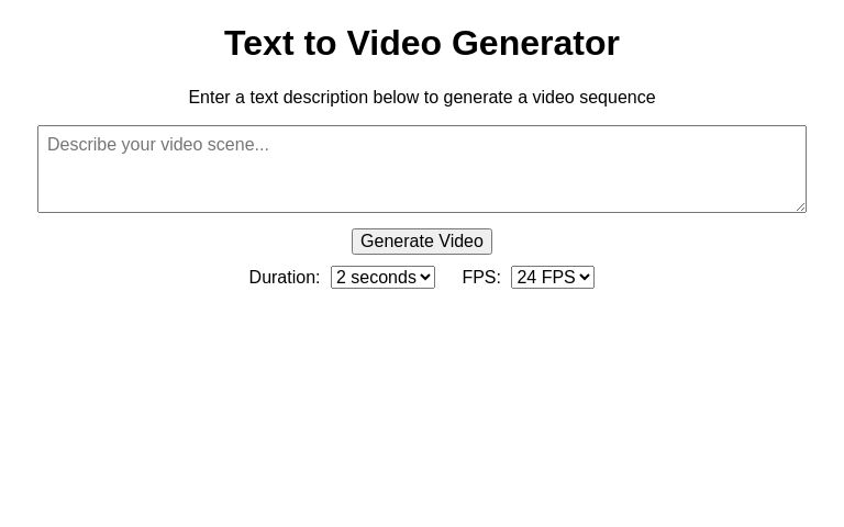 Text to Video Generator