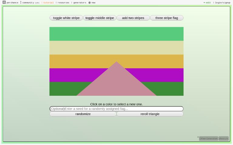 Pride Flag Generator