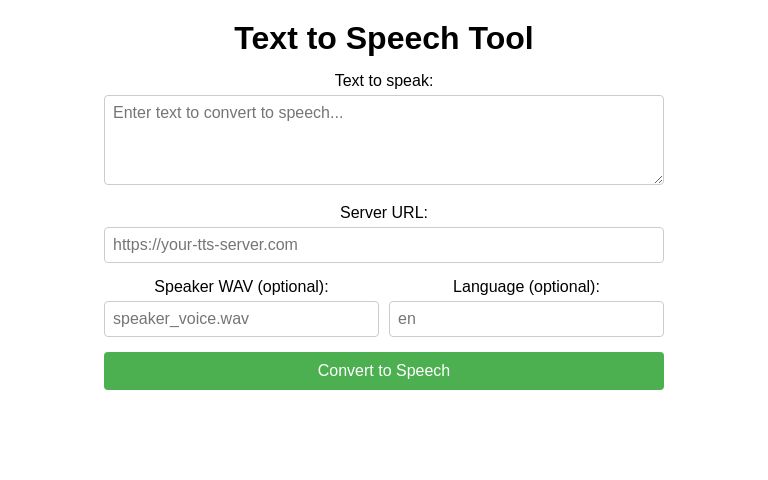 Text to Speech Tool ― Perchance Generator