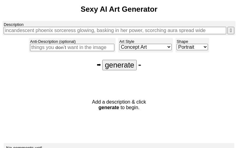 Sexy AI Art Generator