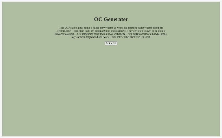 OC Generater