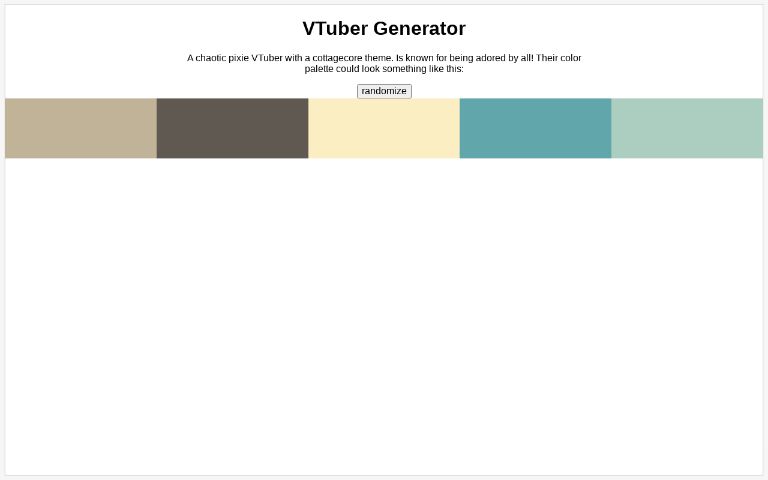 VTuber Generator