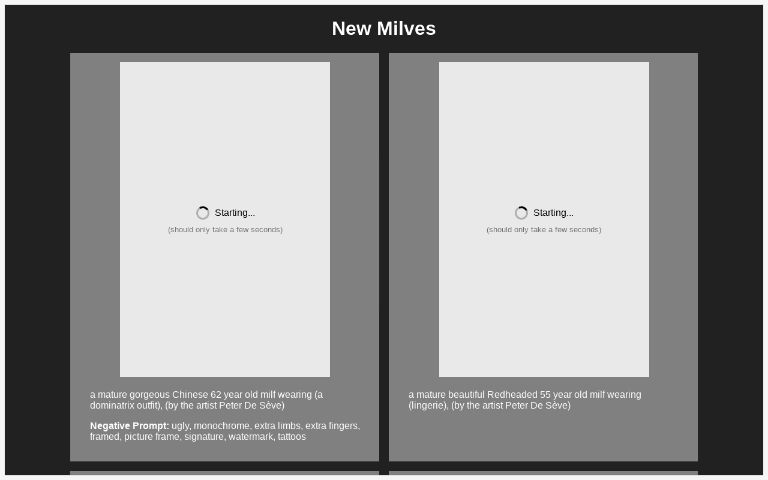 New Milves ― Perchance Generator