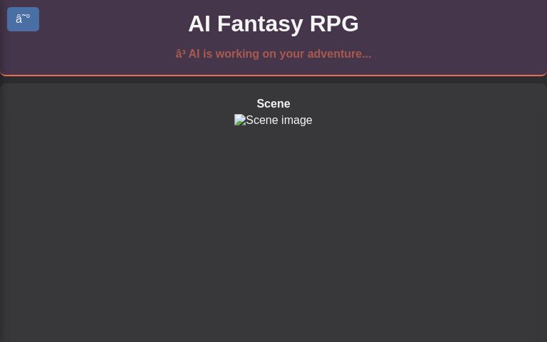 AI Fantasy RPG ― Perchance Generator