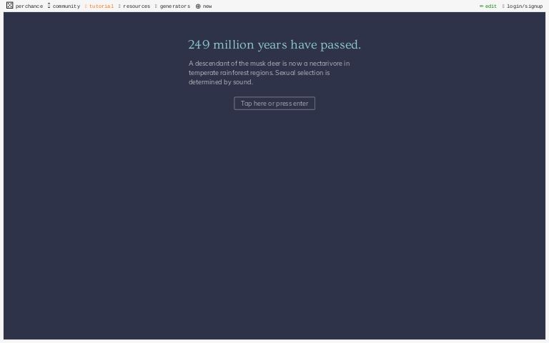 Speculative Evolution Generator