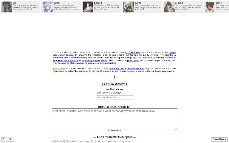 AI Chat & Roleplay (online, free, no sign-up, unlimited)