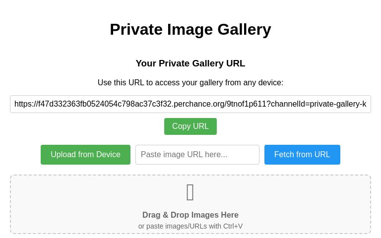 Private Image Gallery ― Perchance Generator