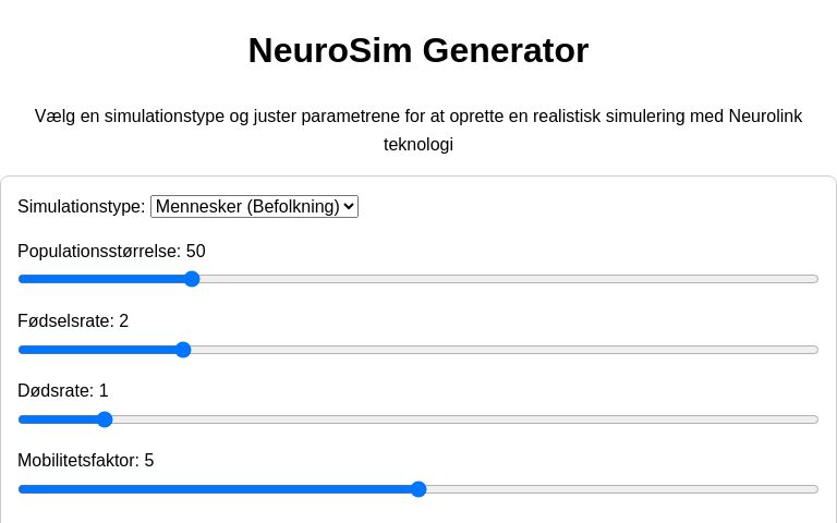 NeuroSim Generator