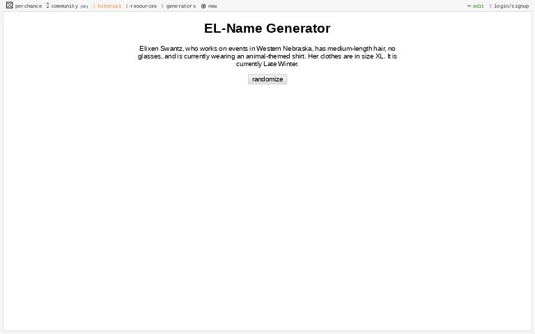 EL-Name Generator
