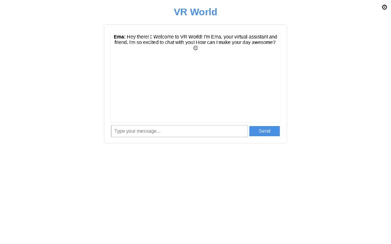 VR World ― Perchance Generator