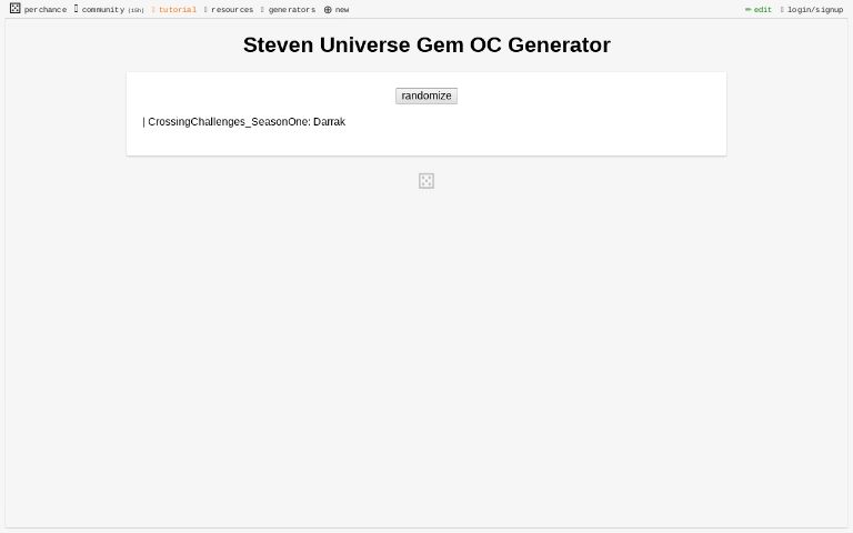 Steven Universe Gem OC Generator