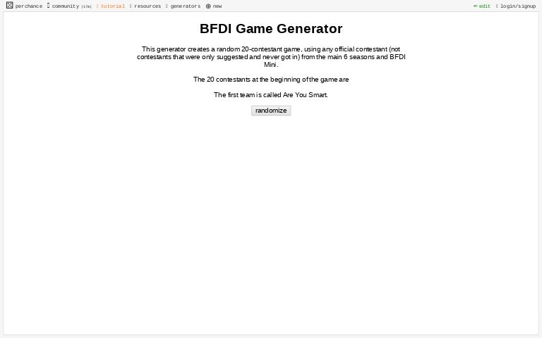 BFDI Game Generator
