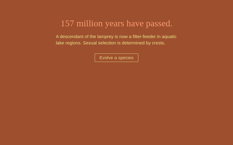 Speculative Evolution Generator V7