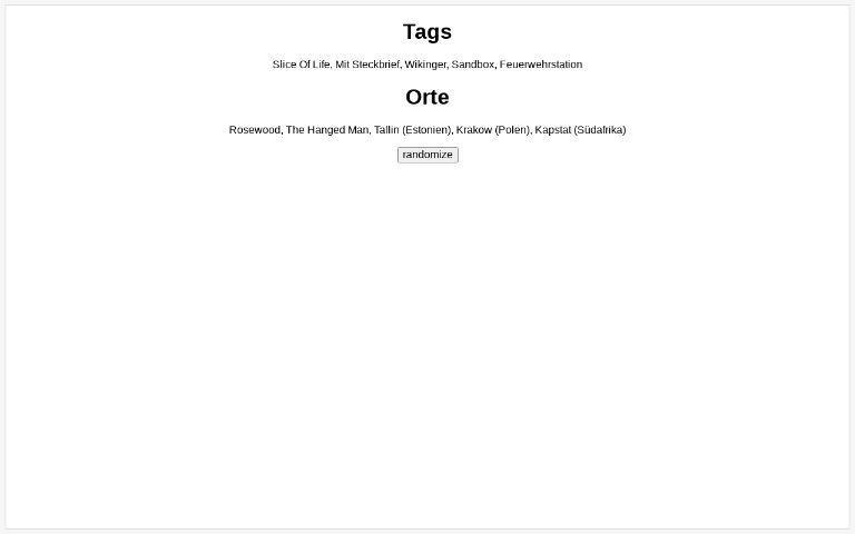 Tags ― Perchance Generator