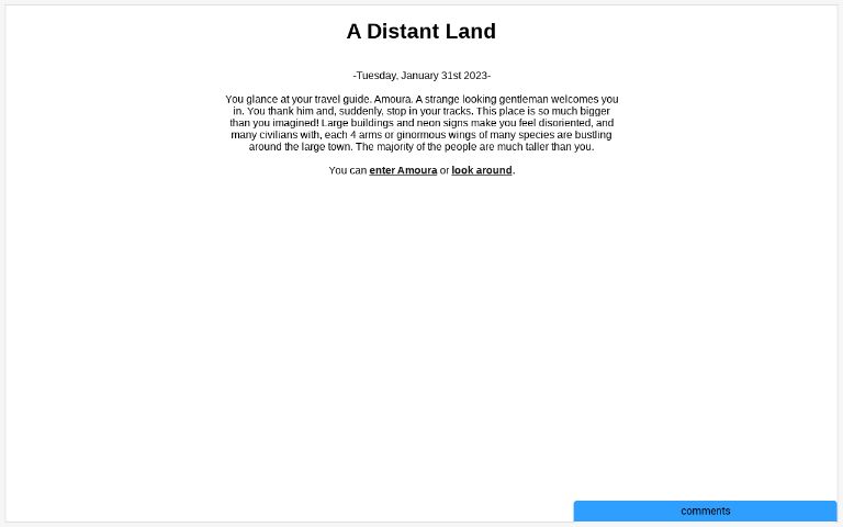 A Distant Land ― Perchance Generator