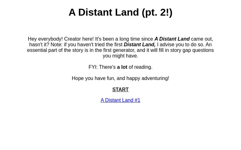 A Distant Land (pt. 2!) ― Perchance Generator
