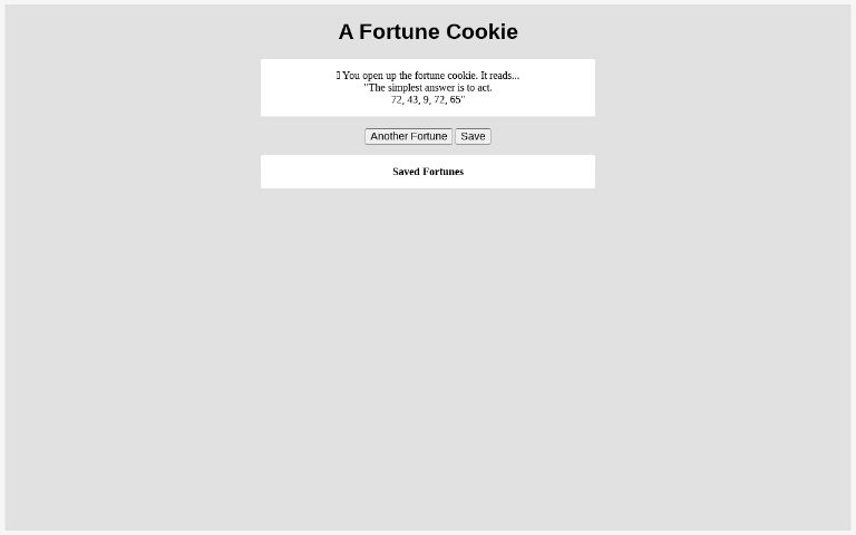 A Fortune Cookie ― Perchance Generator