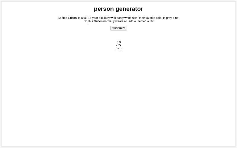 person generator