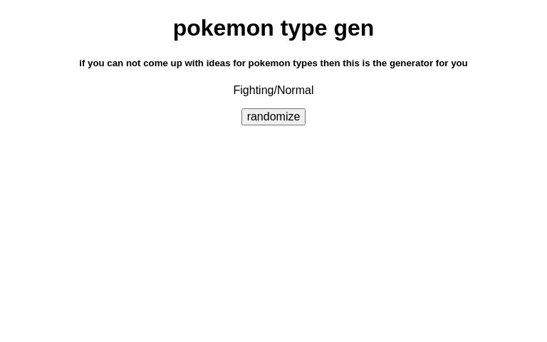 pokemon type gen