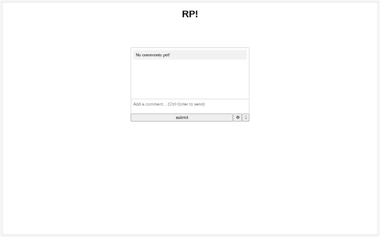 RP! ― Perchance Generator