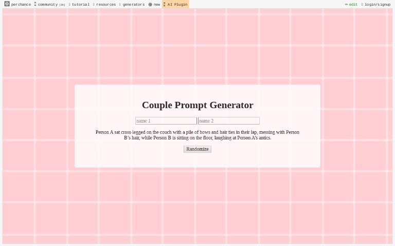 Couple Prompt Generator