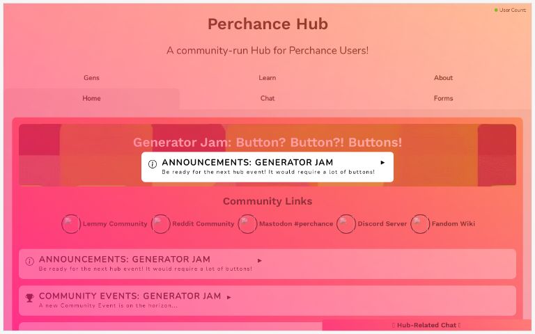 Perchance Hub ― Perchance Generator