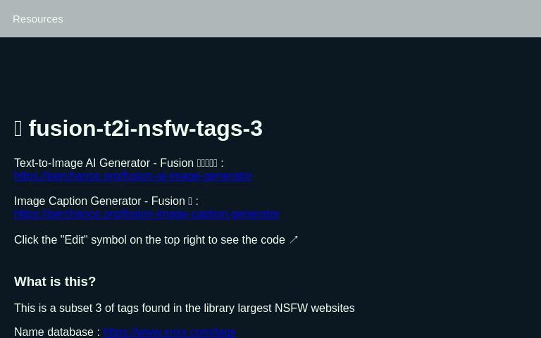 📕 NSFW terms 3 ― Perchance Generator