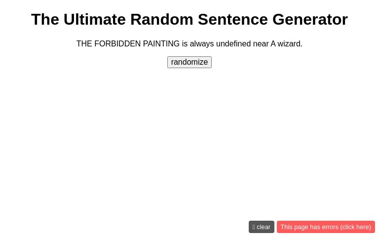 The Ultimate Polished Sentence Generator