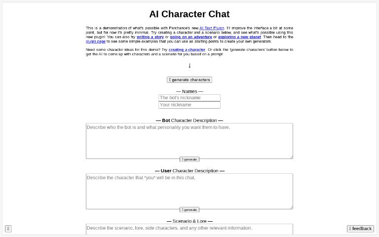 AI Chat & Roleplay (free, no sign-up, fast, unlimited)