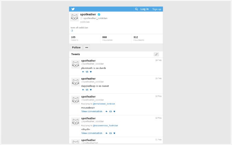 Twitter Feed Template ― Perchance Generator