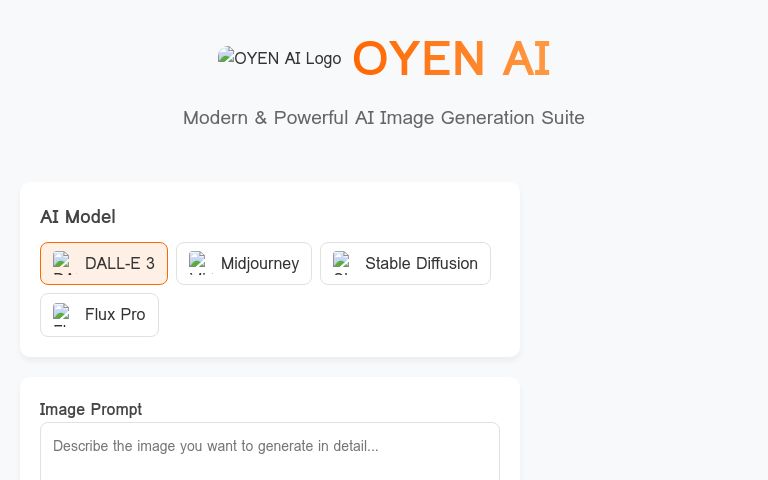 OYEN AI ― Perchance Generator