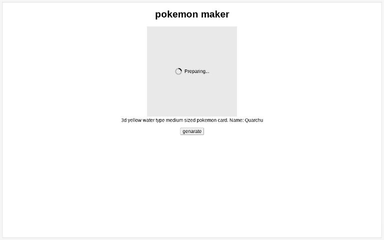 pokemon maker ― Perchance Generator