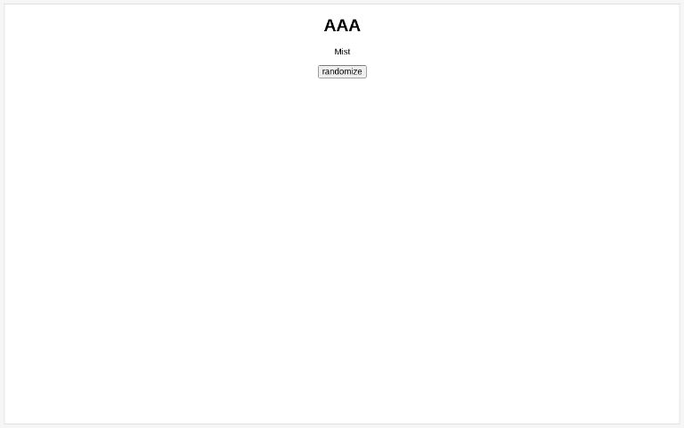 AAA ― Perchance Generator