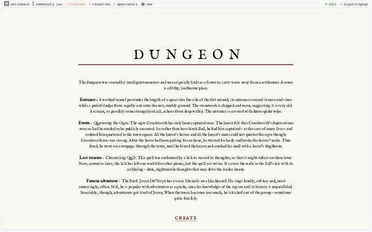 Dungeon generator