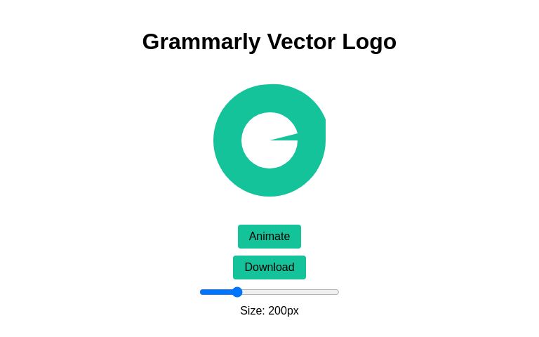 Grammarly Vector Logo ― Perchance Generator